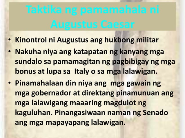 Augustus ceasar | PPTX