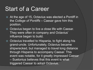 Augustus - Rise To Power | PPTX