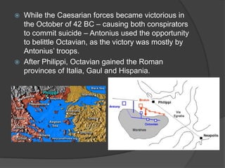 Augustus - Rise To Power | PPTX