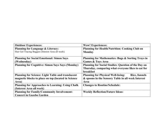 Lesson Plan August Week 5 | PDF