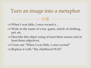 How Metaphors Shape Our Thinking and Writing | PPTX