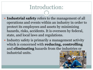 Industrial safety engineering | PPTX