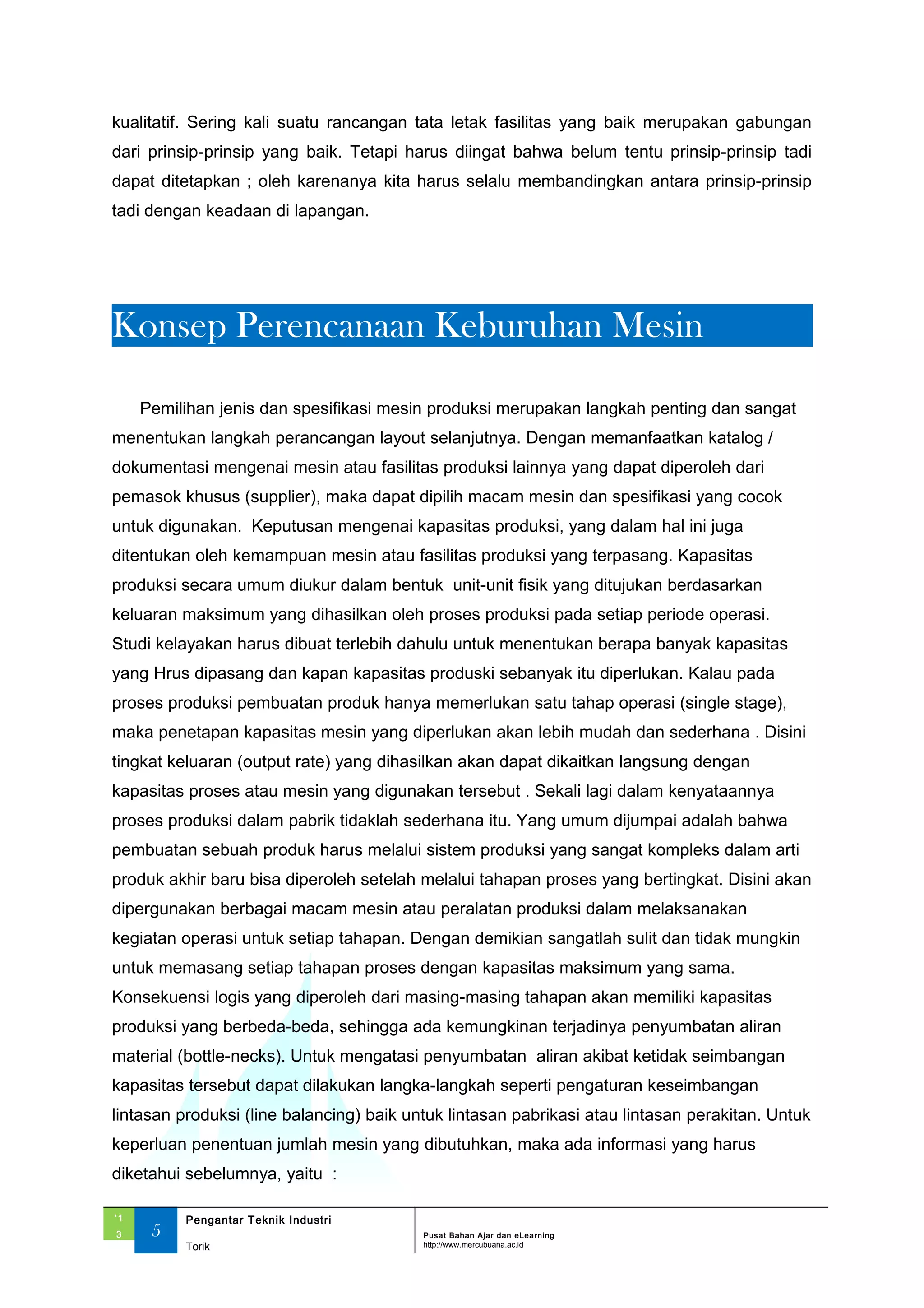 05. Konsep Perencanaan Fasilitas, Konsep Perancangan Tata Letak ...