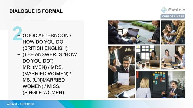 Informal and formal greetins in english for A1 | PPTX