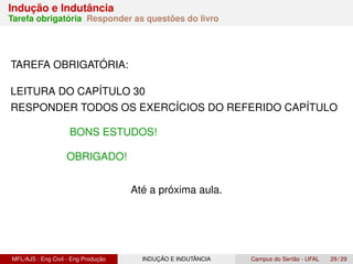 Aula 10 - AVA - Física 3 - Halliday Campus do Sertão UFAL - | PDF