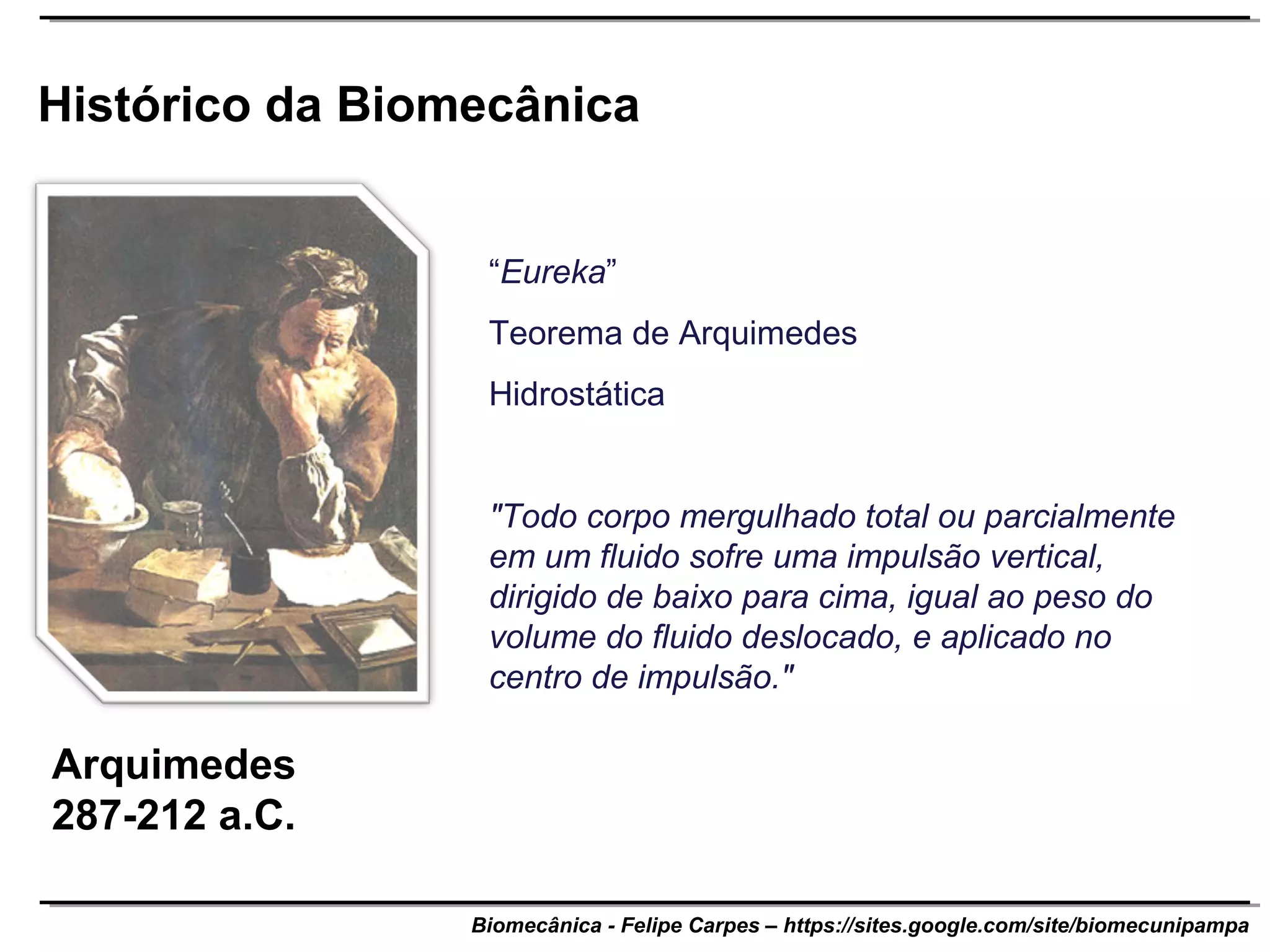 Aula 1 biomecanica, conceitos, historico e definicoes | PPT | Physics ...