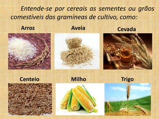 Aula cereais e derivados | PPT