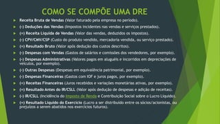 Aula finanças dre | PPTX