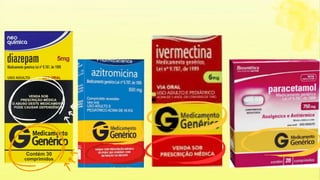AULA SOBRE TARJAS DE MEDICAMENTOS, RECEITA E BULA | PPTX