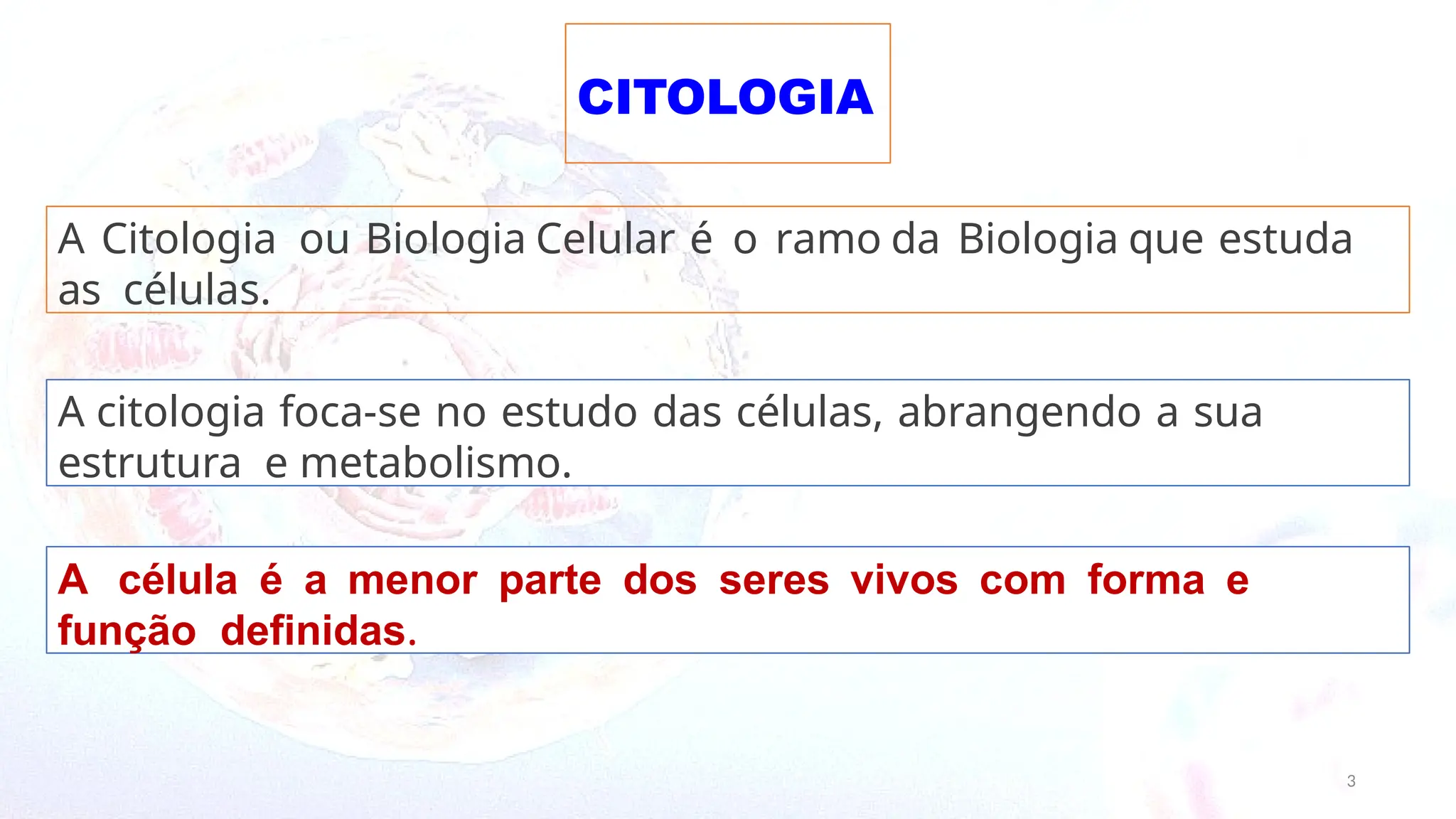 Fundamentos de enfermagem - citologia o estudo da celula | PPTX ...