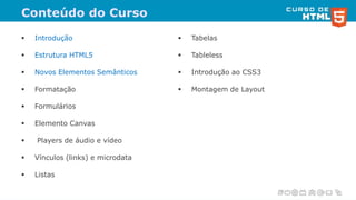 Curso de HTML5 - Aula 01 | PDF