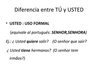 Aula 01 pronombres personales y verbos regulares | PPT