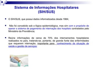 Aula 01 - Sistemas de informação em saúde para gestão do SUS | PPT