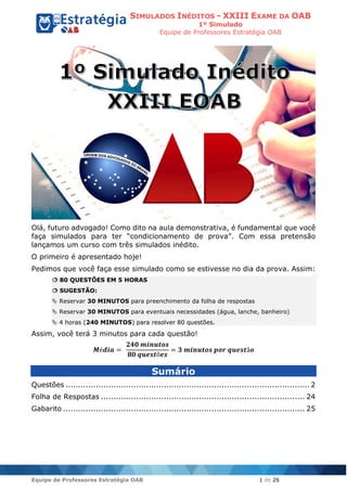 Simulados OAB | PDF