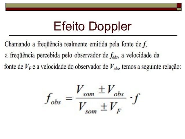 Aula 02 efeito doppler