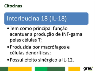 AULA 02 e 03 - IMUNIDADE INATA CÉLULAS, RECEPTORES E CITOCINAS.pptx