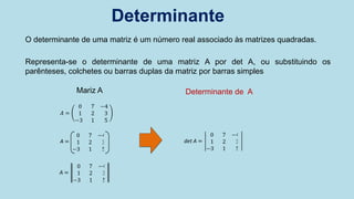 Aula 03 determinantes | PPSX