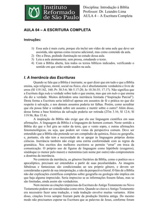 Aula 04 – a escritura completa | PDF