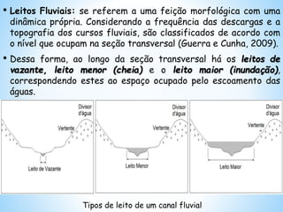 Introdução a Geometria hidráulica de canais fluviais | PPTX