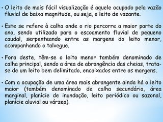 Introdução a Geometria hidráulica de canais fluviais | PPTX