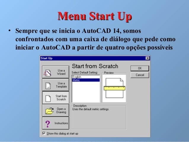 Manual De Introdução Ao Autocad R14 Aula 09 O Interface Do Autoca