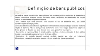 Aula 1 - Direito Administrativo I - Bens Públicos.pptx