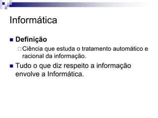 Aula 01 - Fundamentos de Computadores | PDF