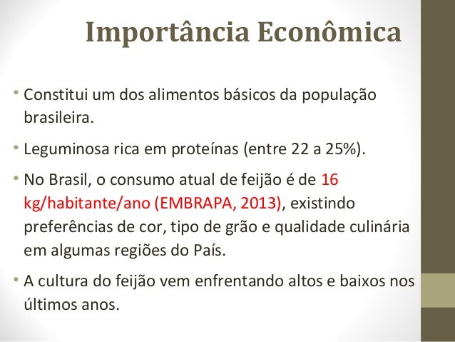 Origem E Importância Econômica E Classificação Botânica Do Feijão