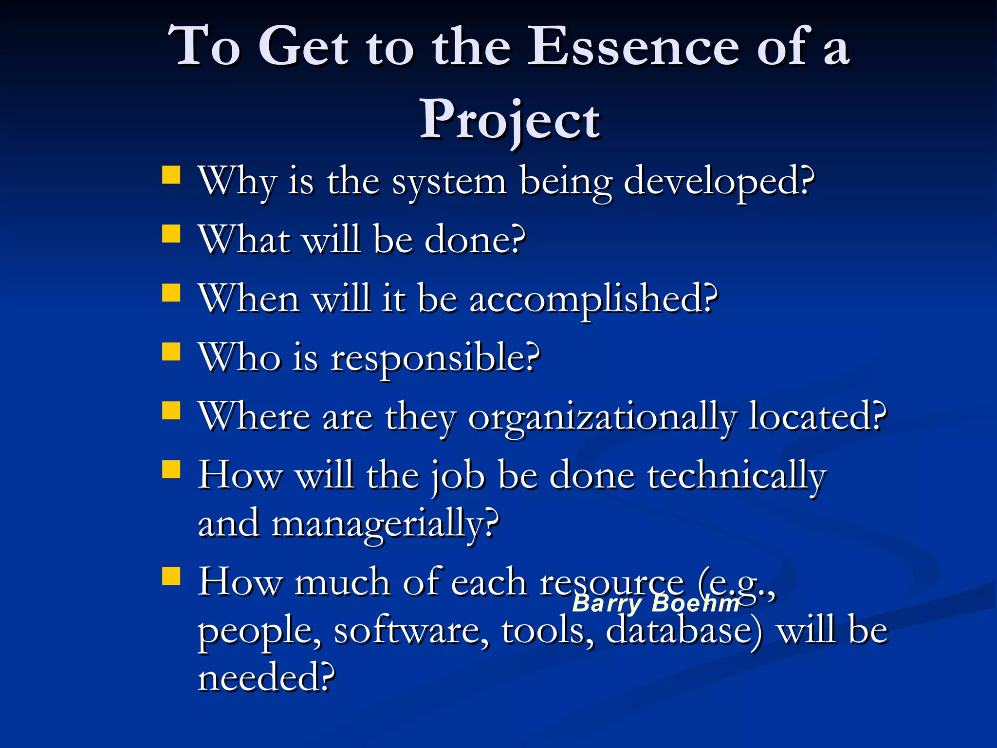 Aula 1 - Project Management Concepts by Roger Pressman | PPT