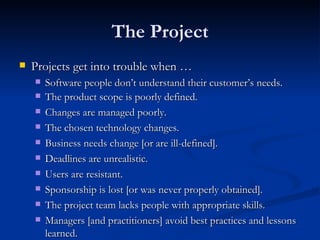 Aula 1 - Project Management Concepts by Roger Pressman | PPT