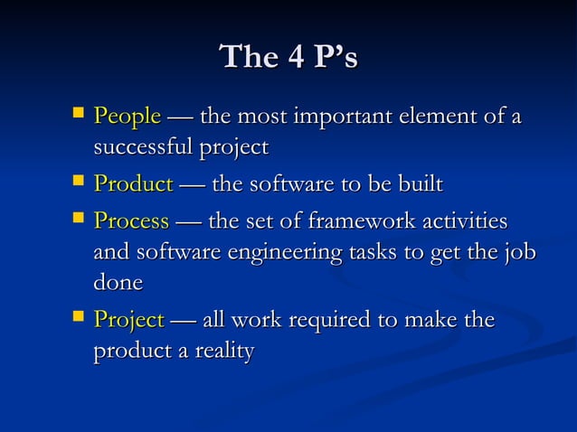 Aula 1 - Project Management Concepts by Roger Pressman | PPT