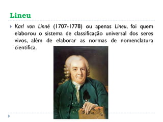 Aula 1 sistema de classificação dos seres vivos | PDF