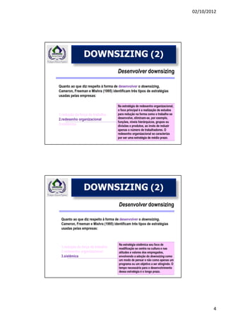 Aula 11 downsizing (2) | PDF
