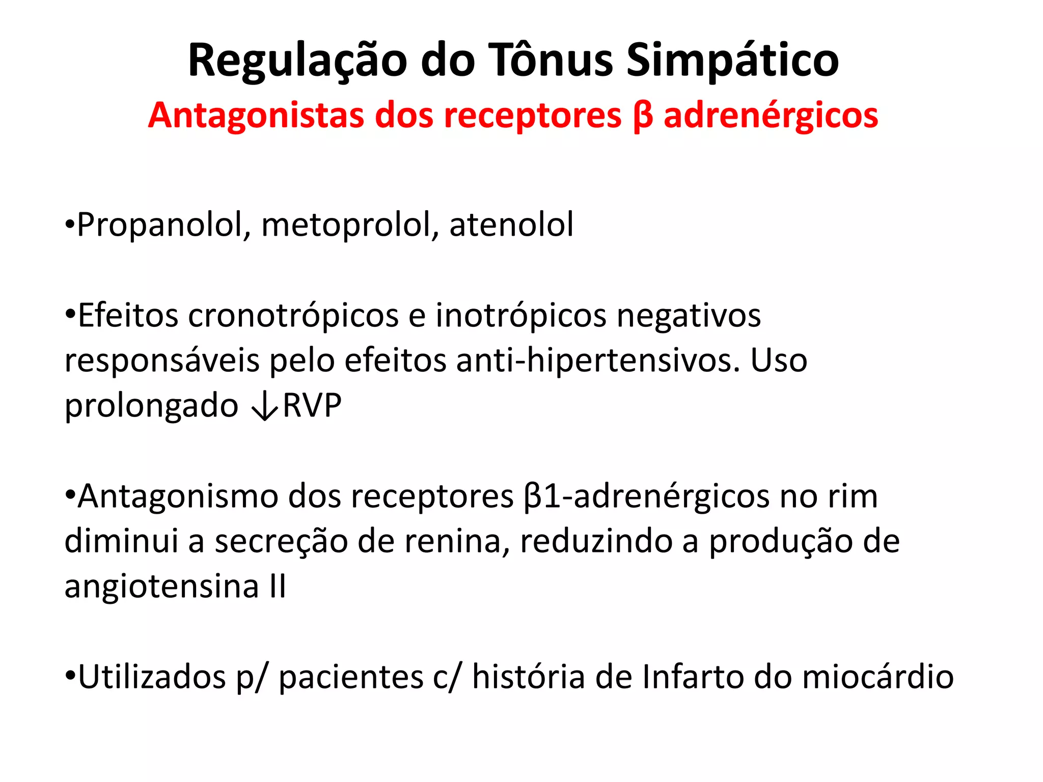 Aula de Farmacologia sobre Fármacos anti-hipertensivos | PDF
