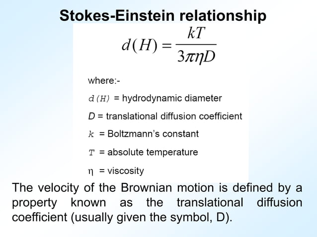 Particles size analysis and light scattering methods | PPT