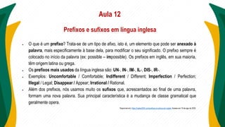 Aula 12 - 8º LI -Prefixes and Sufixes.pptx