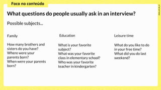 Aula 12 - Entrevista a classmate@@@@@@@@@@@@@ | PPTX