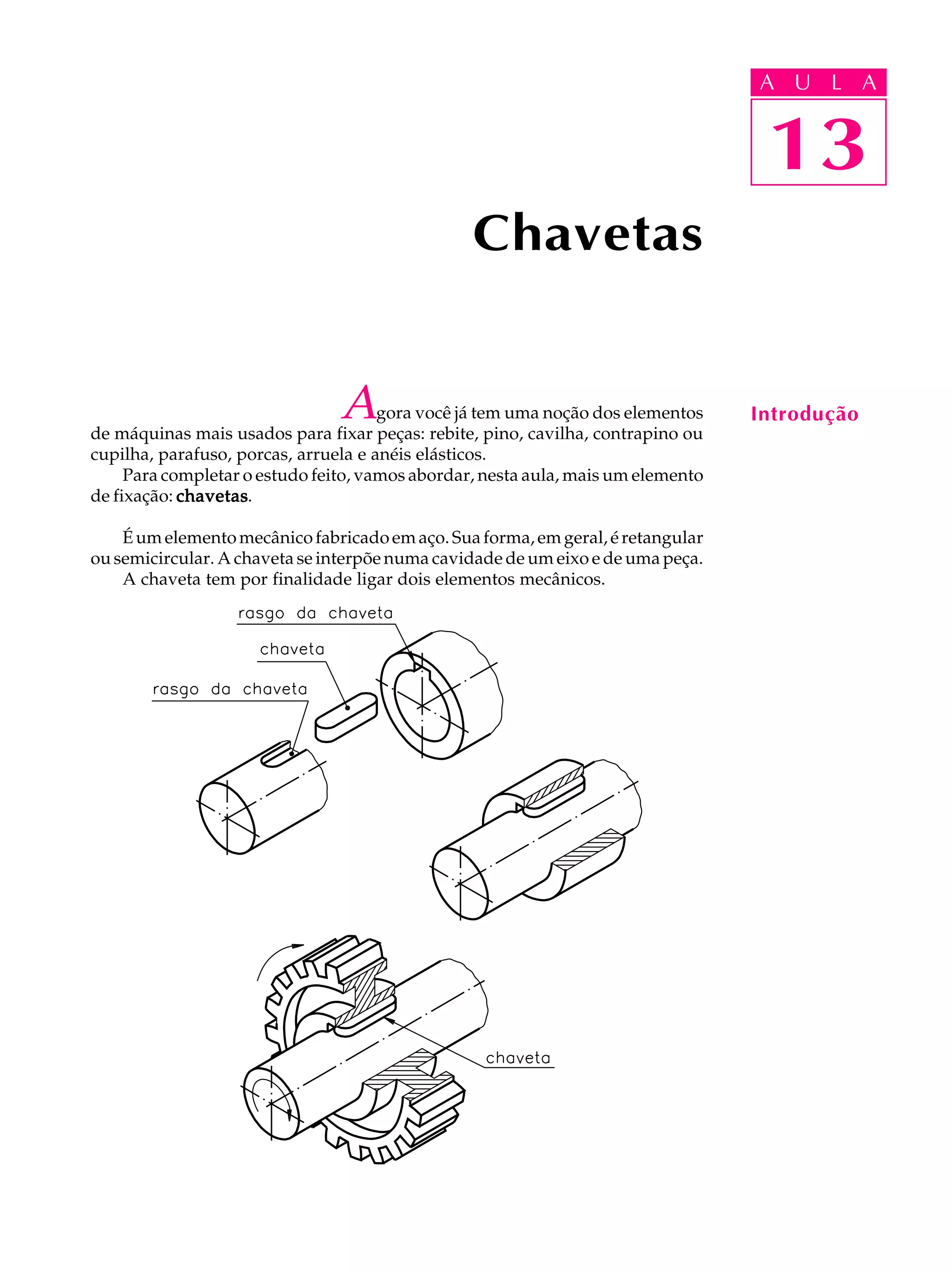 Aula 13 chavetas | PDF