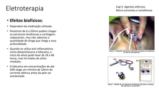 Eletroterapia capítulo 5 agentes elétricos microcorrentes - Aula 13 | PPTX