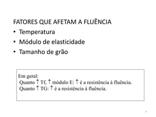 Ciências dos Materiais - Aula 14 - Fadiga dos Materiais | PPTX