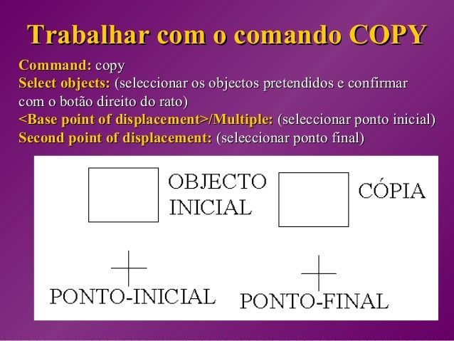 Manual de Introdução ao Autocad 14 - Aula 18 - Os comandos COPY, MIRR…
