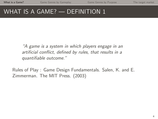 Games Concepts | PPT