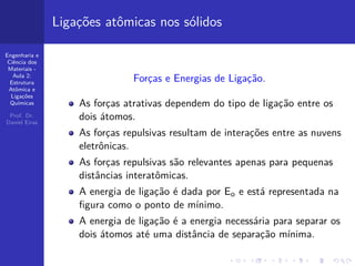 Estrutura Atômica e Ligações Químicas | PDF