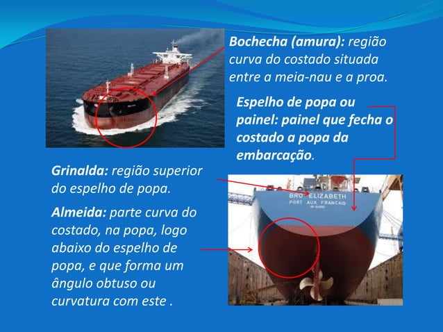 Aula 2 nomenclatura do navio - parte 2 | PDF