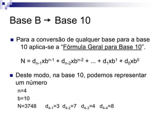 aula2 de sistemas de numeração para matemática | PPT