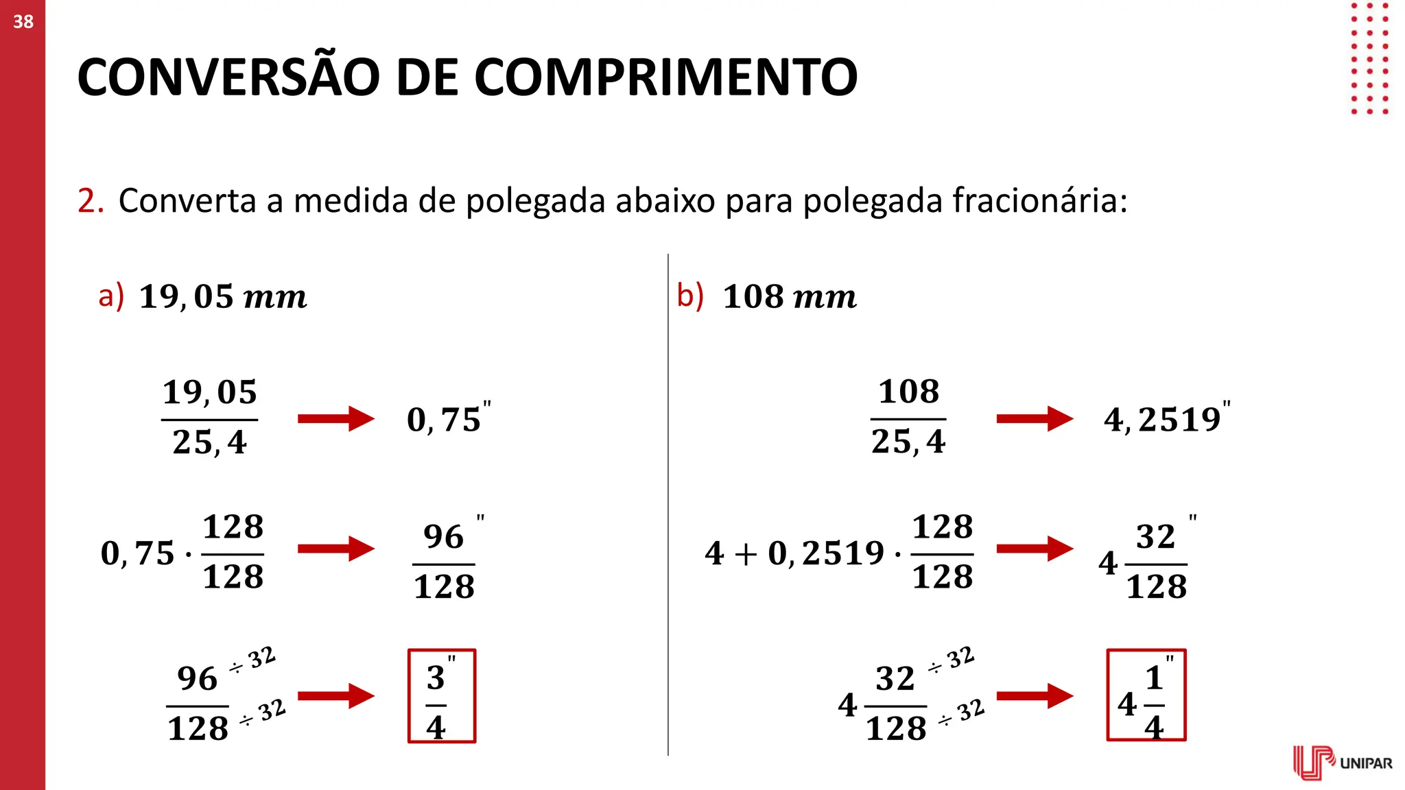 Aula 2 - Metrologia Dimensional - Unidades e conversão de medidas | PDF