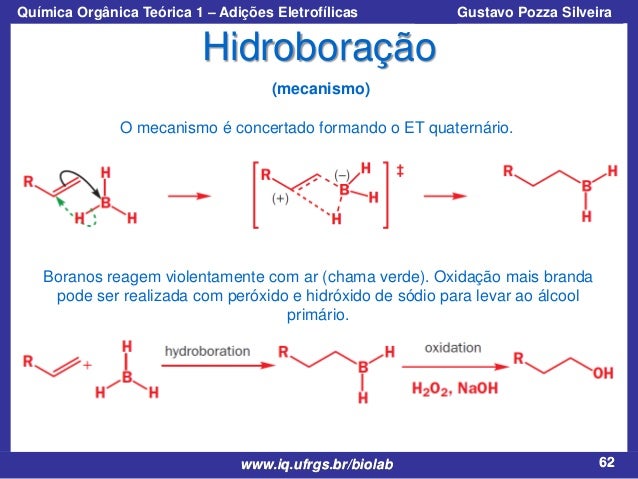 Aula 21 24 adição eletrofílica a alcenos