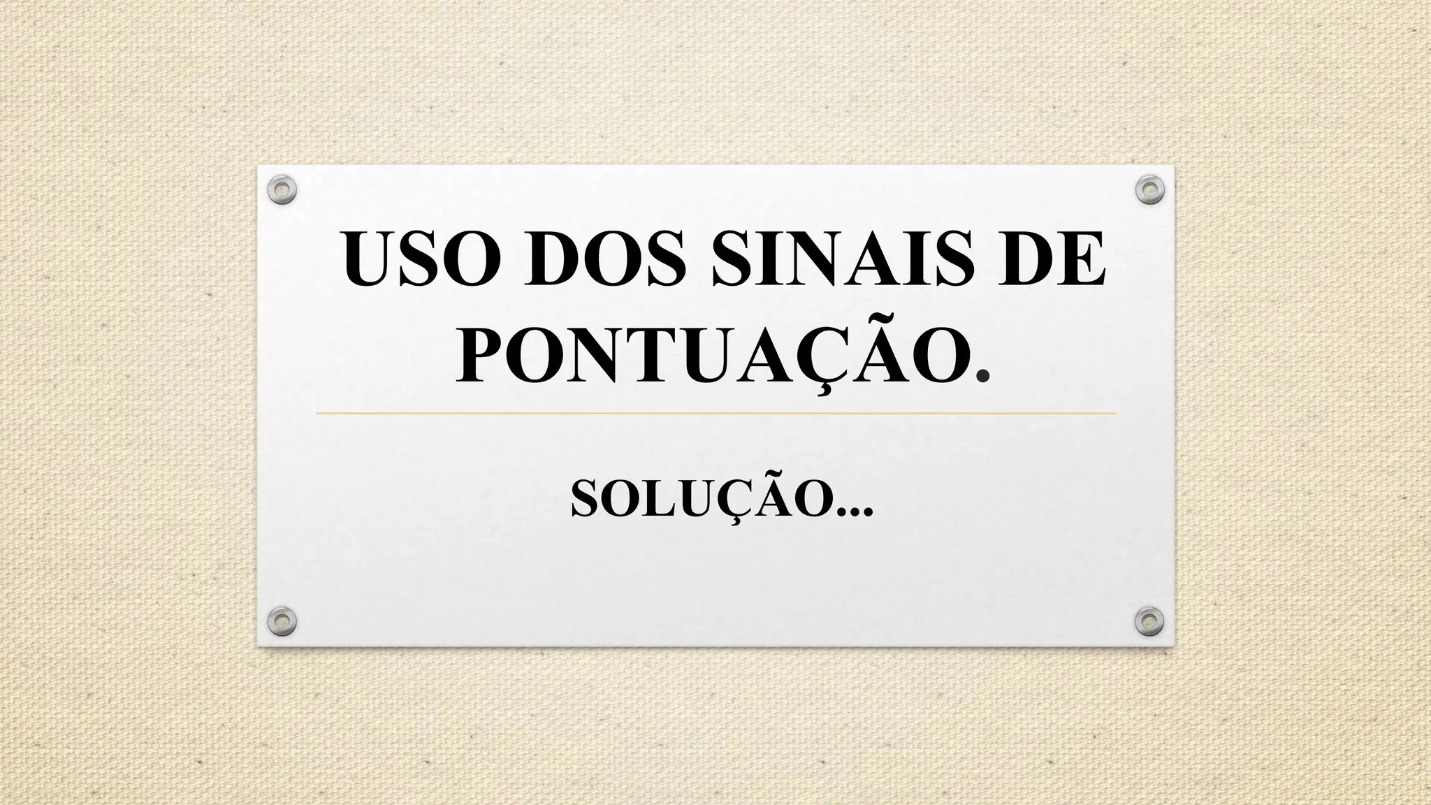 Aula de pontuação travessão dois pontos . | PPTX
