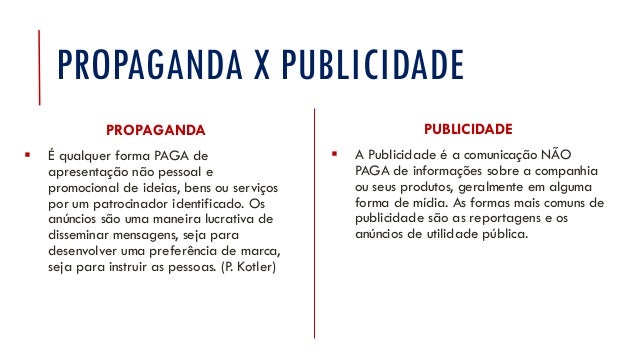 O que é propaganda???