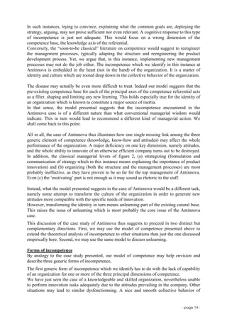 Aula 3. artigo durand (2000). forms of-incompetence | PDF | Resume ...